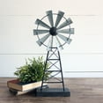 Foreside Home & Garden Small Distressed Metal Windmill Table Decor ...
