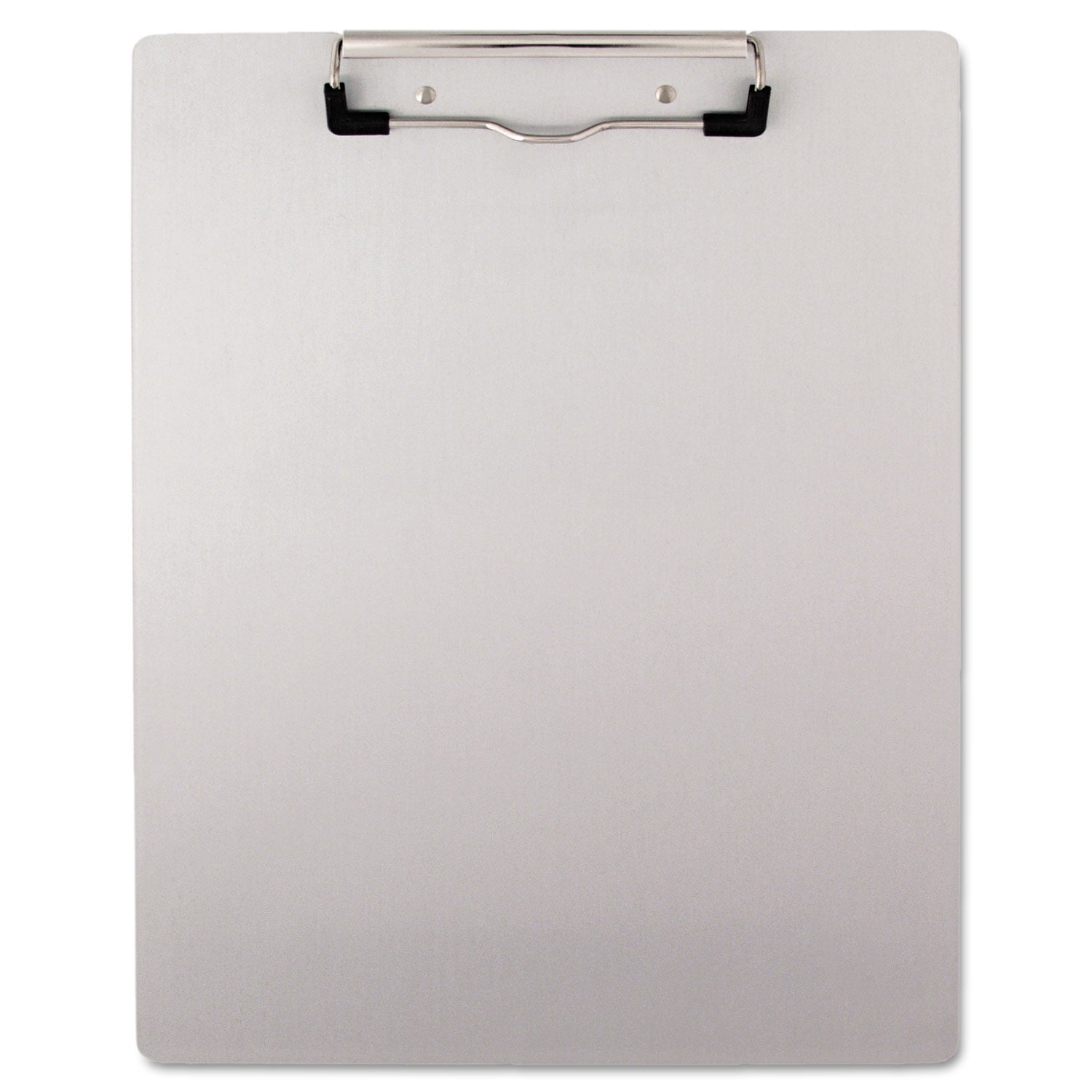 Plastic Brushed Aluminum Clipboard, Portrait, 1/2" Capacity, 8 1/2 X 11 ...