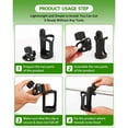2 Pack Stroller Drink Holders, Universal Cup and Bottle Holder for ...