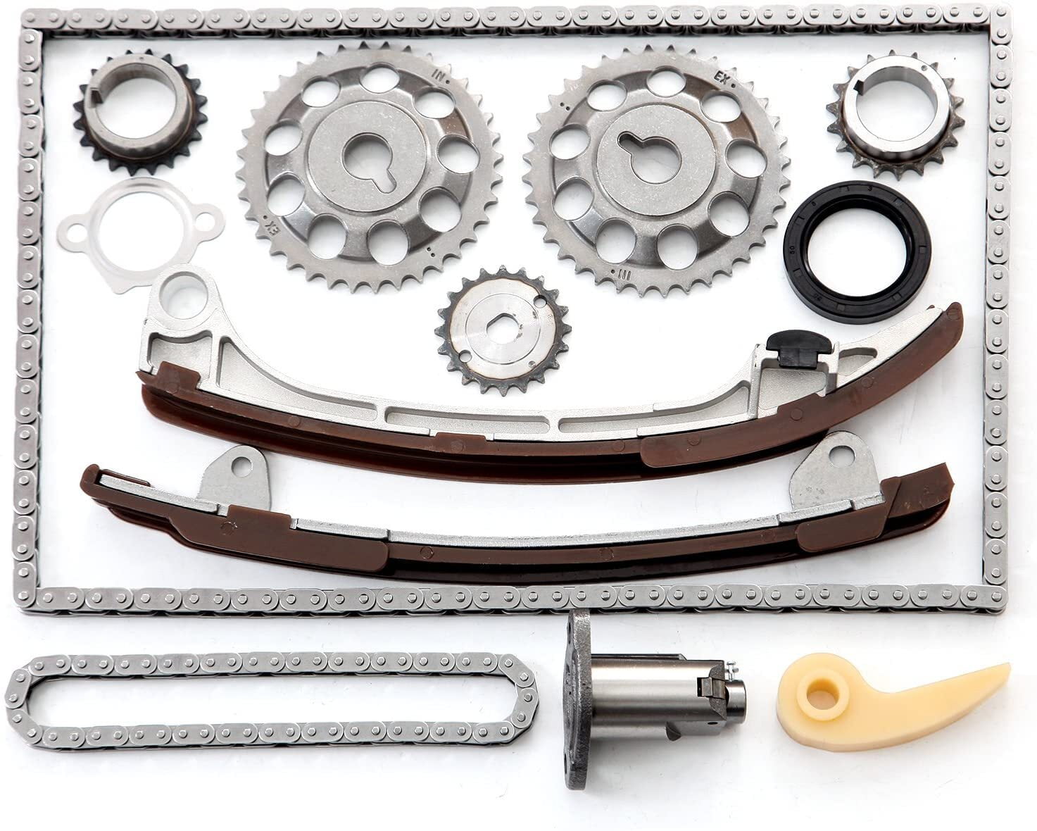 ECCPP Timing Chain Kit fits for 2002-2009 Toyota Camry 2.0L 2.4L ...