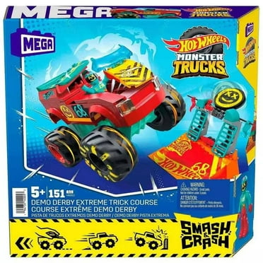 MEGA Hot Wheels Tiger Shark Chomp Course Monster Truck Building Toy ...
