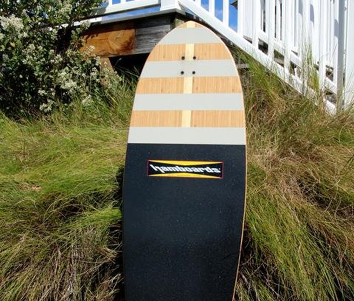 Hamboards Fish Surf Skate Longboards Bamboo River Jetties 4'5" with ...