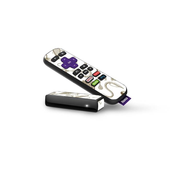 Skin Decal Wrap Compatible With Roku Express Remote Sticker Design ...
