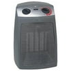 "Dayton Portable Electric Heater, Gray, 10"" Height, Non-Oscillating ...