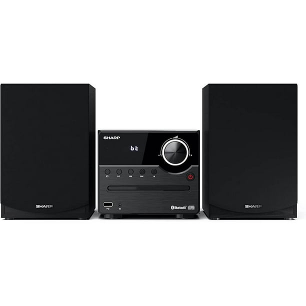 Sharp XLB512BK Hi-Fi Micro Sound System - Walmart.com