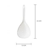 Dragonus Large Scoop Strainer,Thermoplastic Skimmer Slotted Spoon Scoop ...