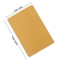 RENACLIPY Brown Thermal Sticker Paper Roll for Printer Address and ...