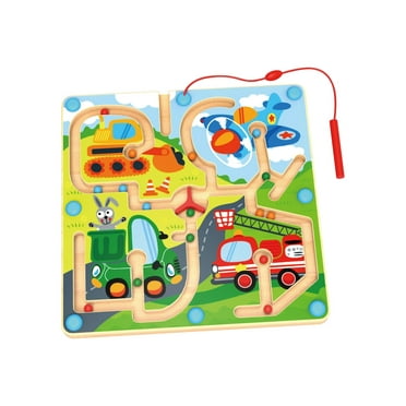 HABA Town Maze Colorful Wooden Magnetic Game For Kids & Preschoolers ...