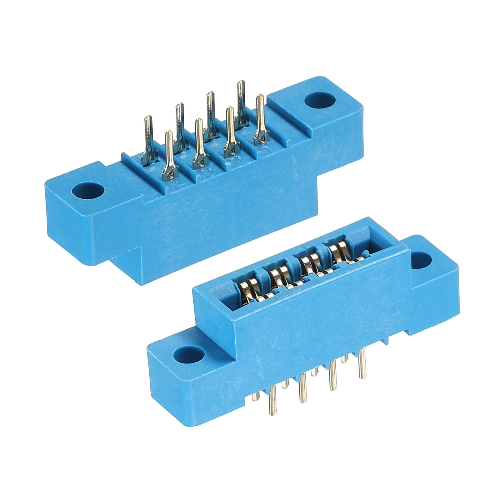 Card Edge Connector Blue Socket 8 Pin 3.96mm Pitch for Printed PCB ...