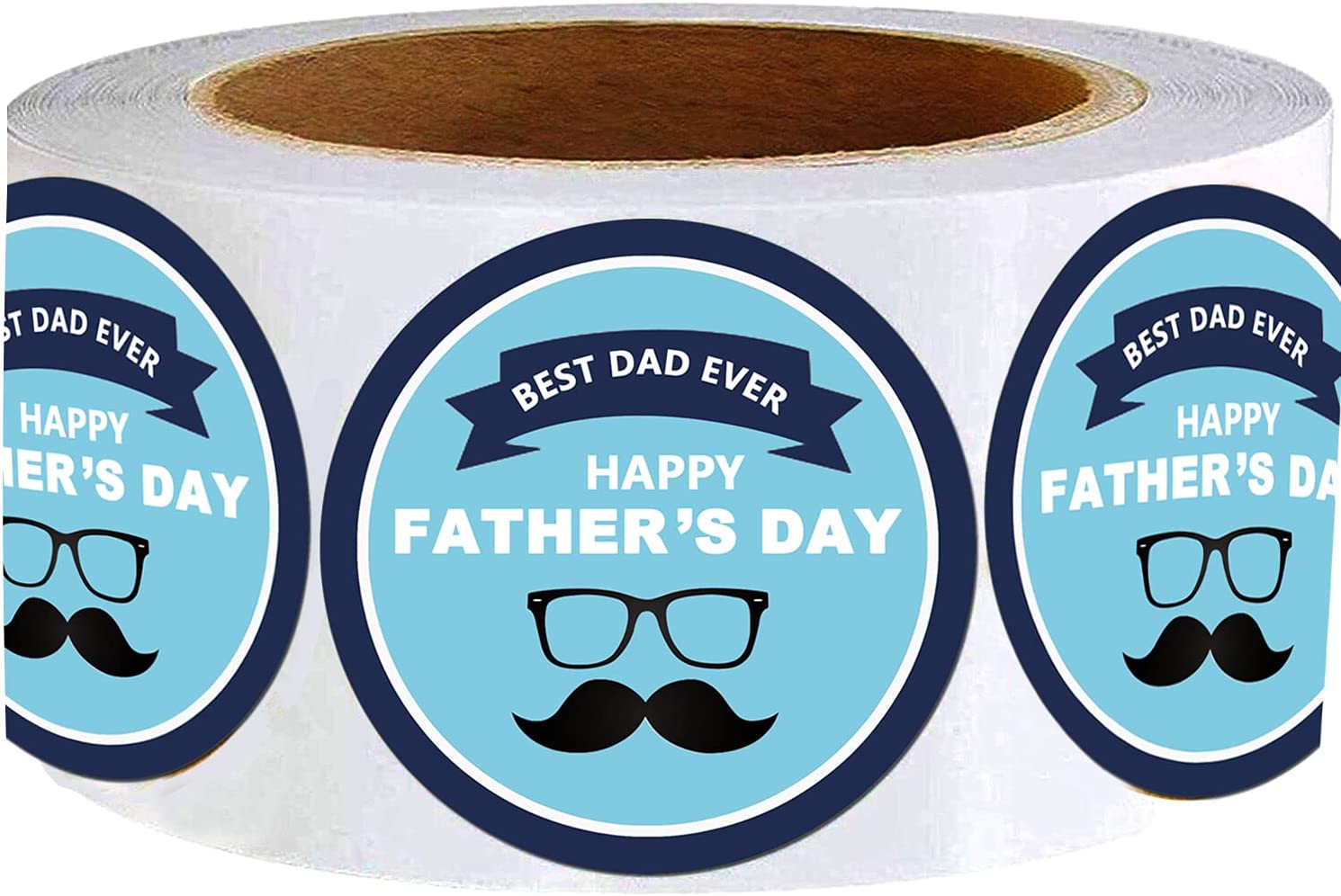 Happy Father's Day Stickers for Party Favor Dessert Cupcake Decoration ...
