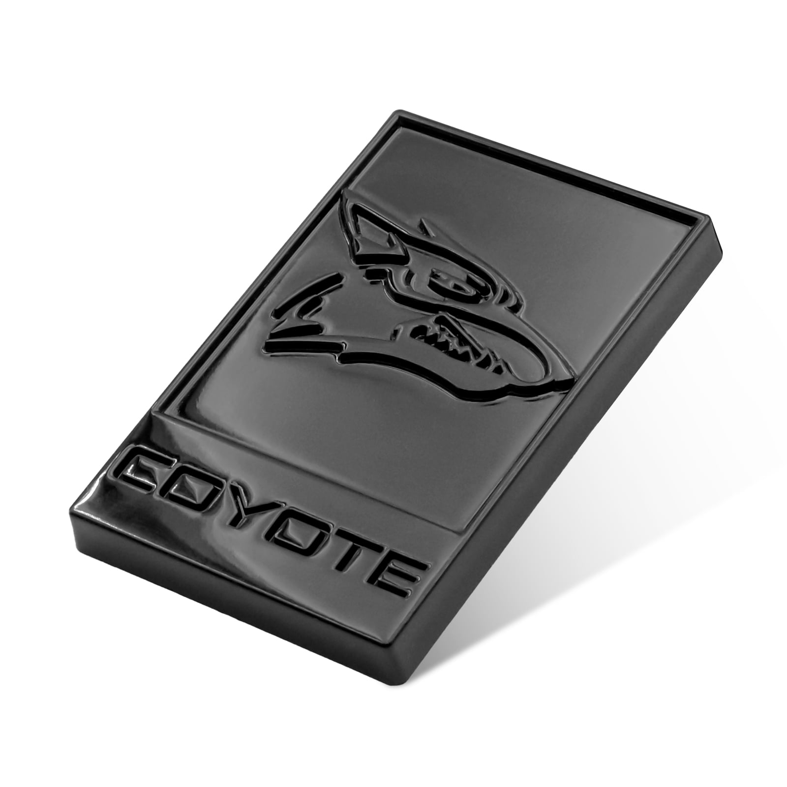 1PC Black Coyote Head Logo Fit for Car Body Fender Side Or Rear Trunk ...