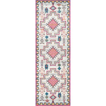 Nourison Nordic Shag Scandinavian Tribal Grey Area Rug - Walmart.com