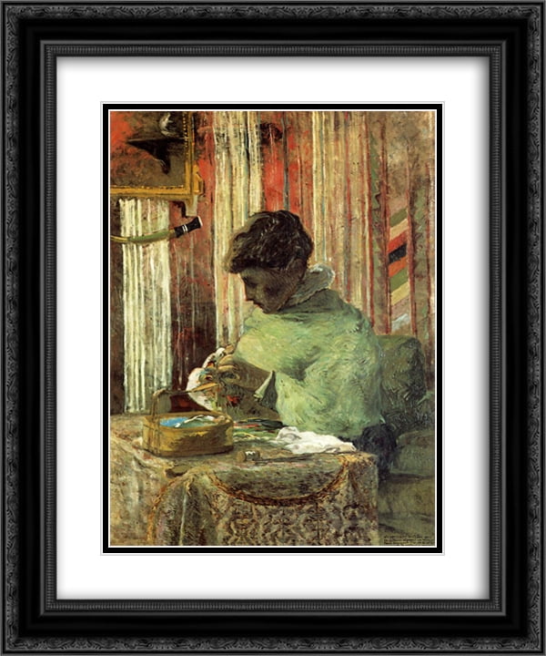Paul Gauguin 2x Matted 20x24 Black Ornate Framed Art Print 'The ...
