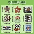 18PCS Football Iron On Patches, Embroidered Rugby Sport Themed Iron on ...