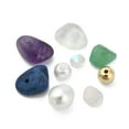 DIY Gemstone Bracelet Making Kit Including Natural & Mixed Stone Chips ...