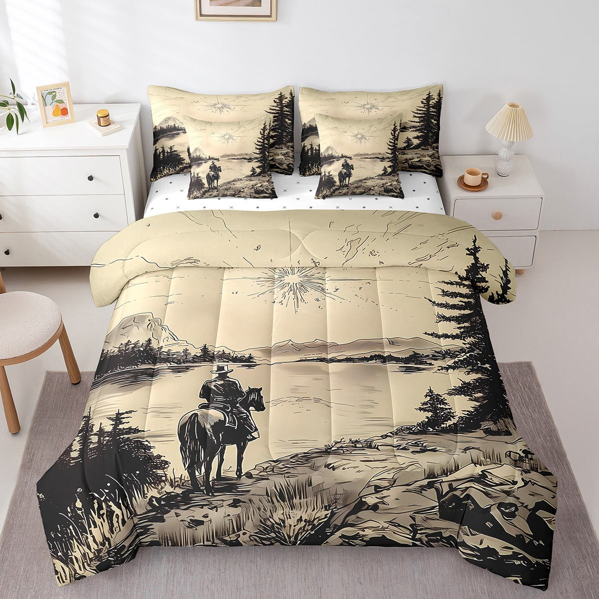 Click here for Erosebridal Western Cowboy Bedding Sets King Size... prices