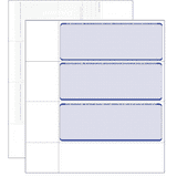 Computer Check Paper - Blank Personal Wallet Checks 3 on a Page ...