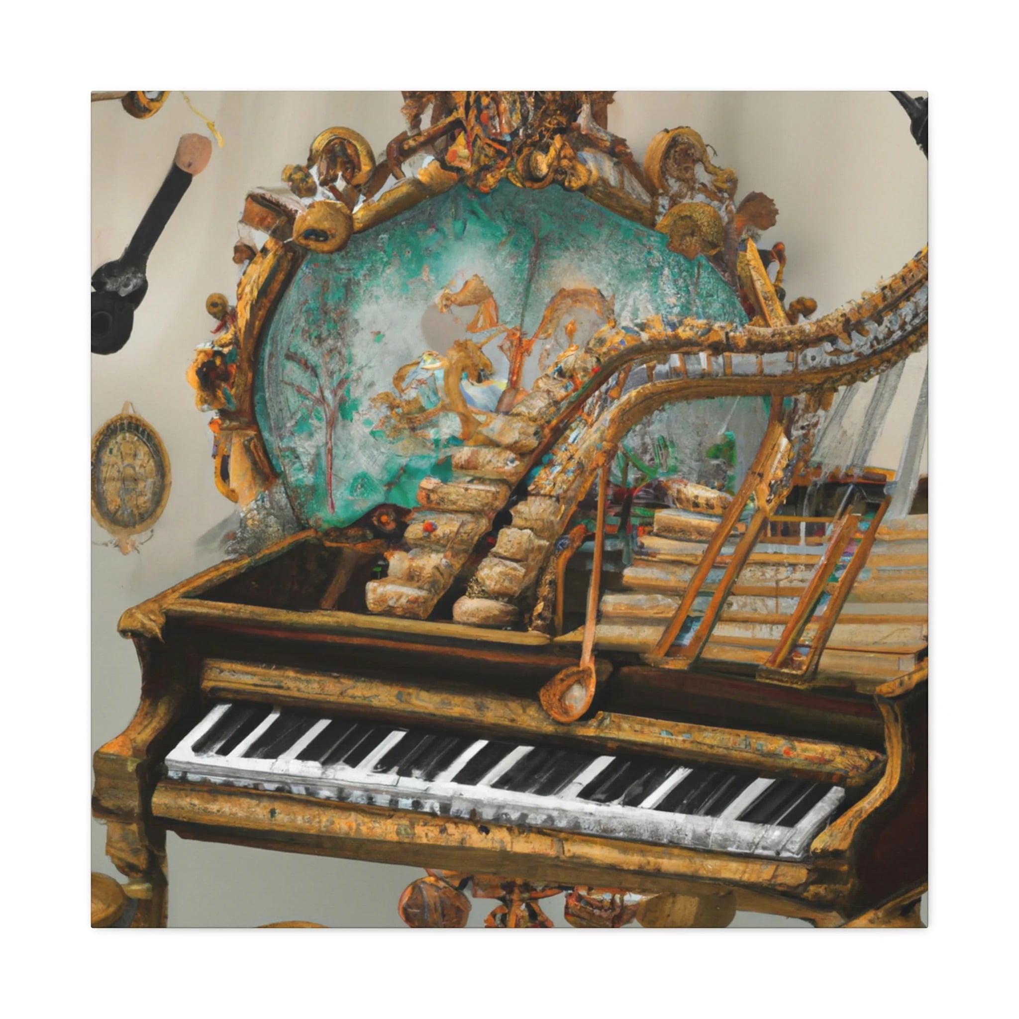 Xylophone Musical Masterpiece - Canvas - Walmart.com