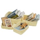 Mainstays Woven Plastic Storage Basket - Blue 26-Quart Wicker Design ...