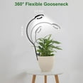 2 in 1 Grow Lights for Indoor Plants, 3 Colors Plant Lights with 360 ...