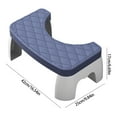 Comfortable Height Adjustable Stool Nonslip Bathroom Step Stool With ...
