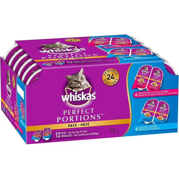 12x75g Tray. Perfect Portions Seafood Selections Adult Wet Cat Food ...