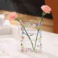 Book Vase, Acrylic Book Vase for Flowers, Book Flower Vase Clear ...