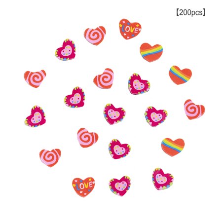 200 Pieces Eraser Students School Irregular Eraser Colorful for Party ...