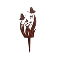 Iron Art Welcome Sign Round 30cm, Sturdy Weather-Resistant Metal ...