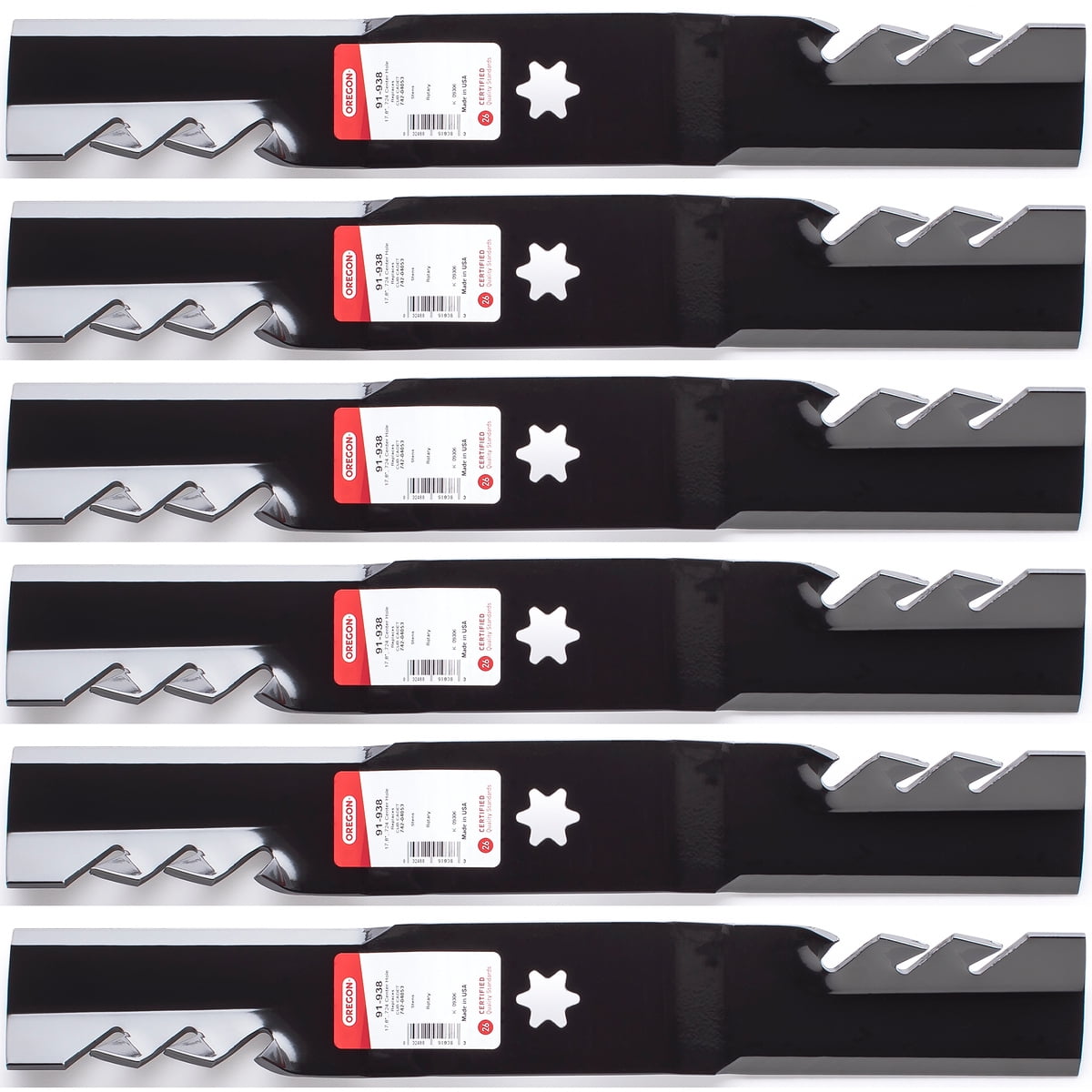 Click here for 6pk Oregon 91-938 G3 Gator Blades For 50 Cub Cadet... prices