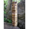 Hand Carved Abundance & Long Life Tiki Totem 20" - Outdoor Decor | # ...