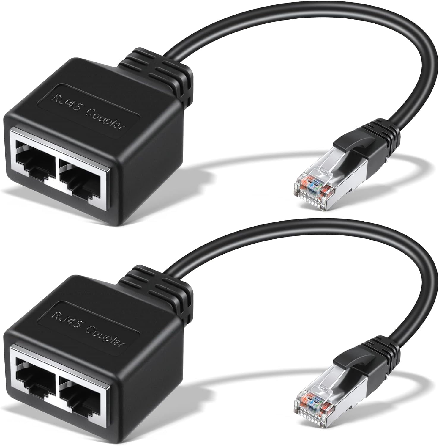 Extensión de red RJ45 para Cat5/Cat5e/Cat6/Cat7, paquete de 2 ...