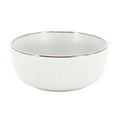 Elama Leo 16 Piece Stoneware Dinnerware Set In White - Walmart.com