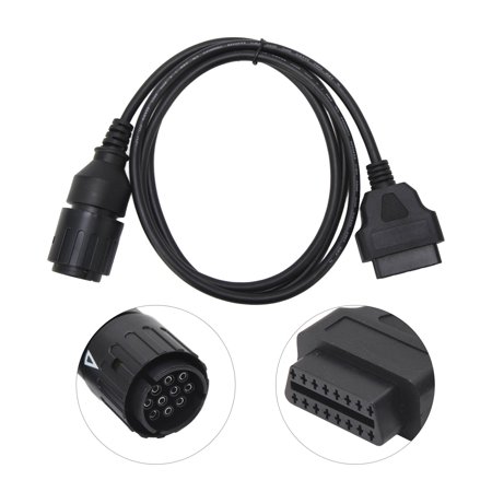 10 Pin To 16 Pin Diagnostic Adapter, Reprogramming High Toughness ABS ...