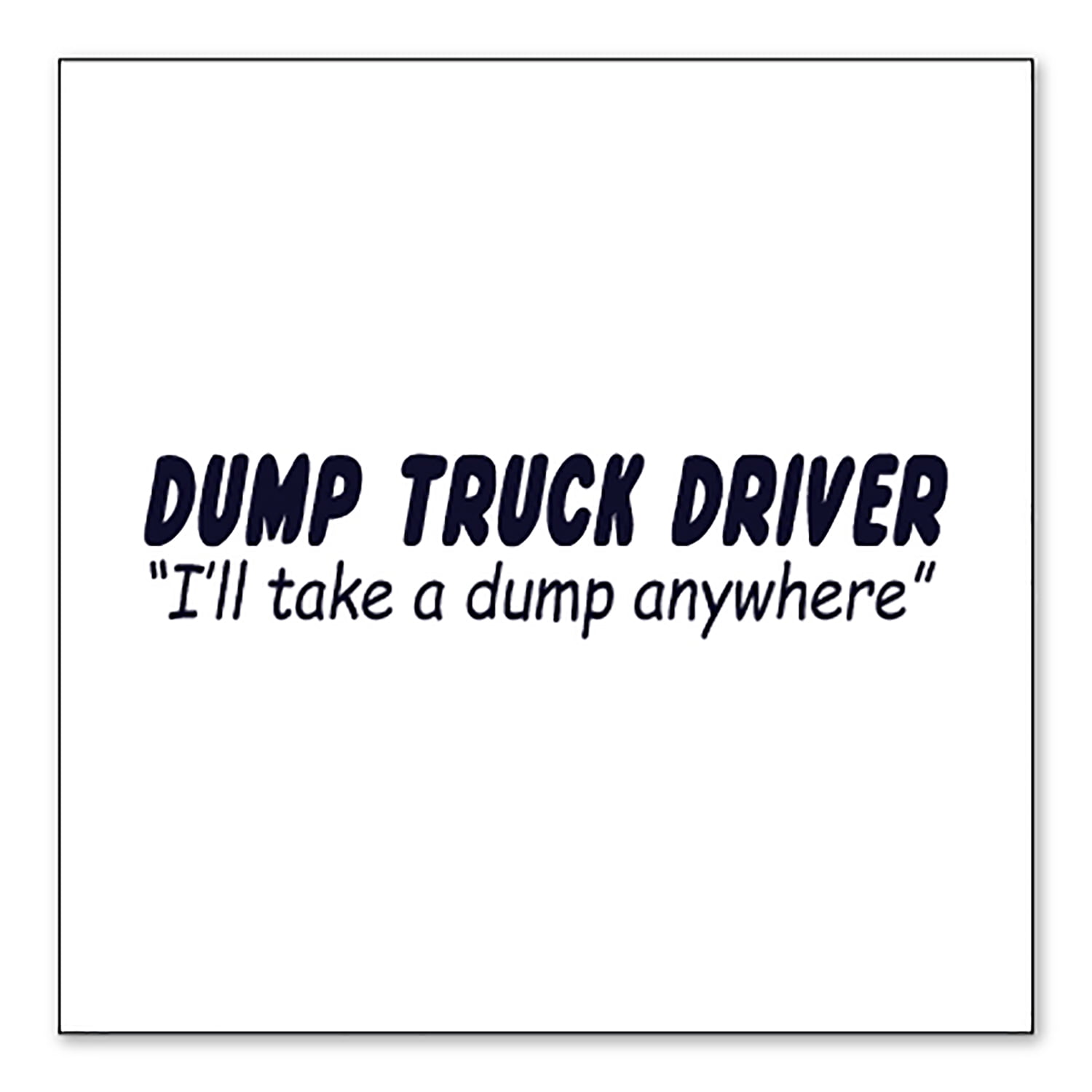 DistinctInk Custom Bumper Sticker - 4" x 4" Decorative Decal - White ...