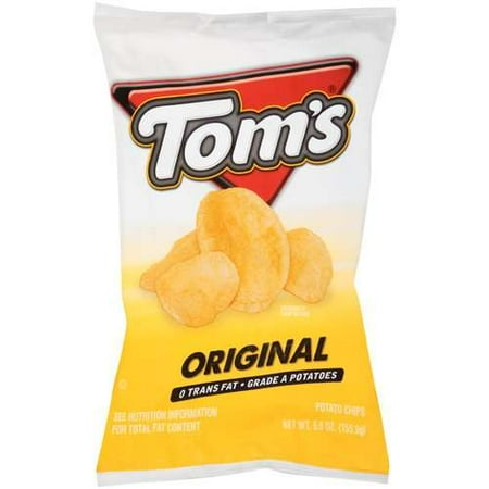 Toms - Tom's Original Potato Chips, 5.5 Oz. - Walmart.com