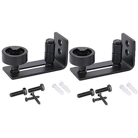 Heavy Duty Sliding Gate Guide, Black Carbon Steel 8-in-1 Stopper with ...