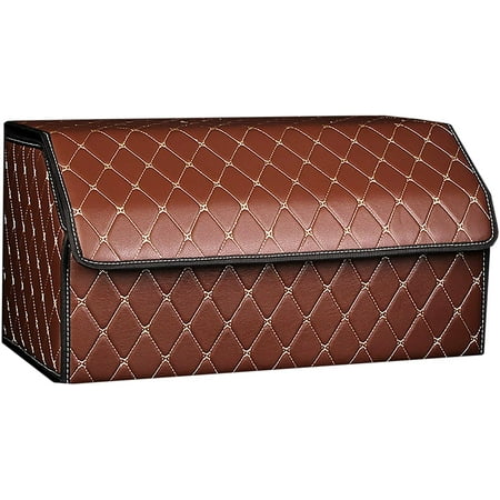 IGUOHAO Collapsible Car Storage Trunk Organizer with Lid Multipurpose ...