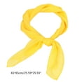 Square Handkerchief 1950s Chiffon Scarf Square Ribbon Neck Scarf Sheer ...