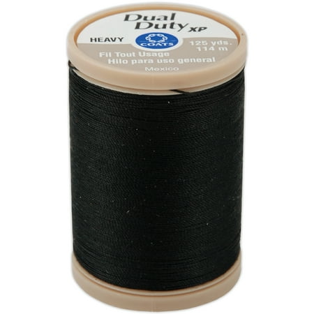 Coats Dual Duty Xp Heavy Thread 125Yd-Black - Walmart.ca