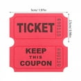 CCOCC 2026 New 100 Pcs Raffle Tickets Tag Labels Raffle Ticket Paper ...