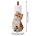 Lolynie Adorable Cat & Dog Standing Toilet Paper Holder Pet Themed ...