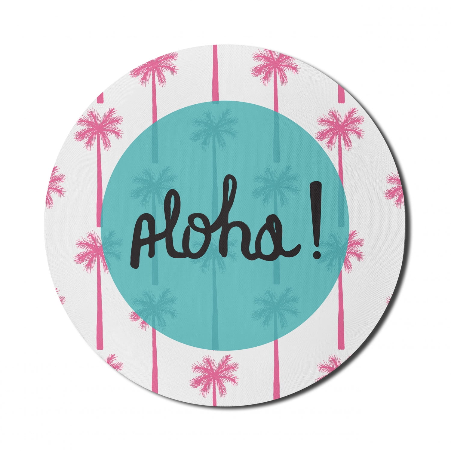 Aloha Mouse Pad for Computers, Vertical Repetitive Palm Tree ...