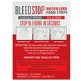 BleedStop Nosebleed Strips 3 Count - First Aid Nosebleed Stopper for ...