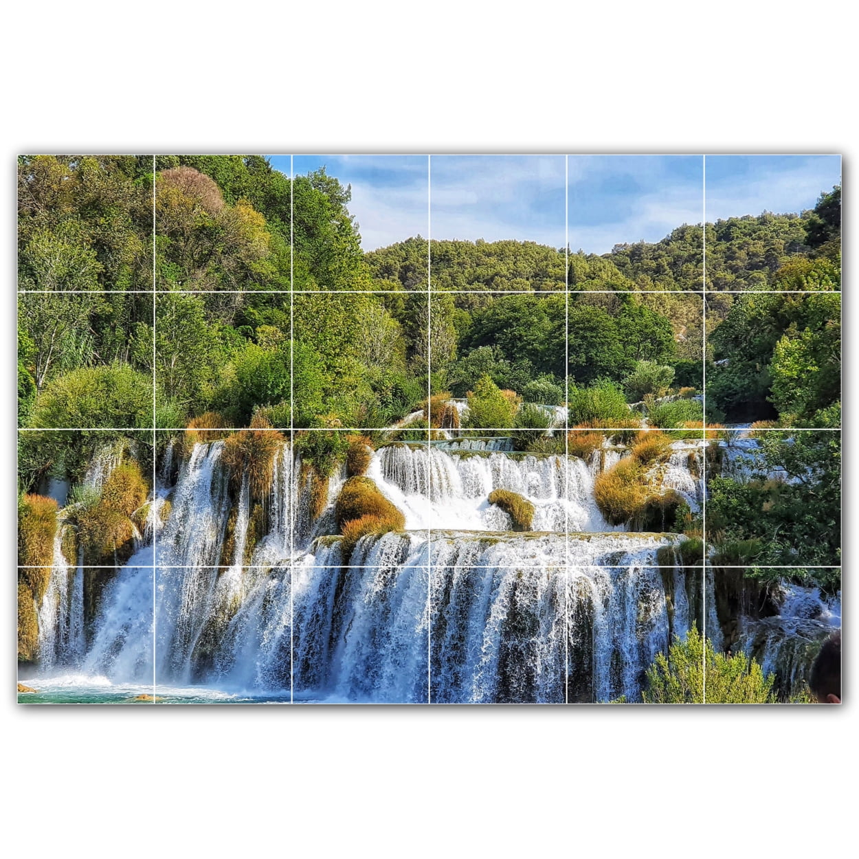 Picture-Tiles.com: Waterfalls Ceramic Tile Wall Mural WAL501122-64XL ...