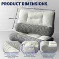 MOPOOR Pillow for Neck,Used for Sleep Stress,Ergonomic Pillow Neck ...
