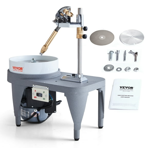 Jewelry Gem Rock Polishing Buffer Machine Bench Lathe Polisher Table ...