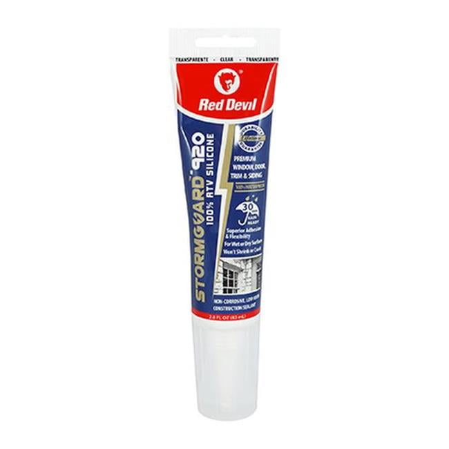Red Devil 795 2.8 oz Sormguard Silicone Sealant, Clear - Walmart.com