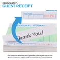Stock Your Home Green Guest Check Books for Servers (160 Pack), Server ...