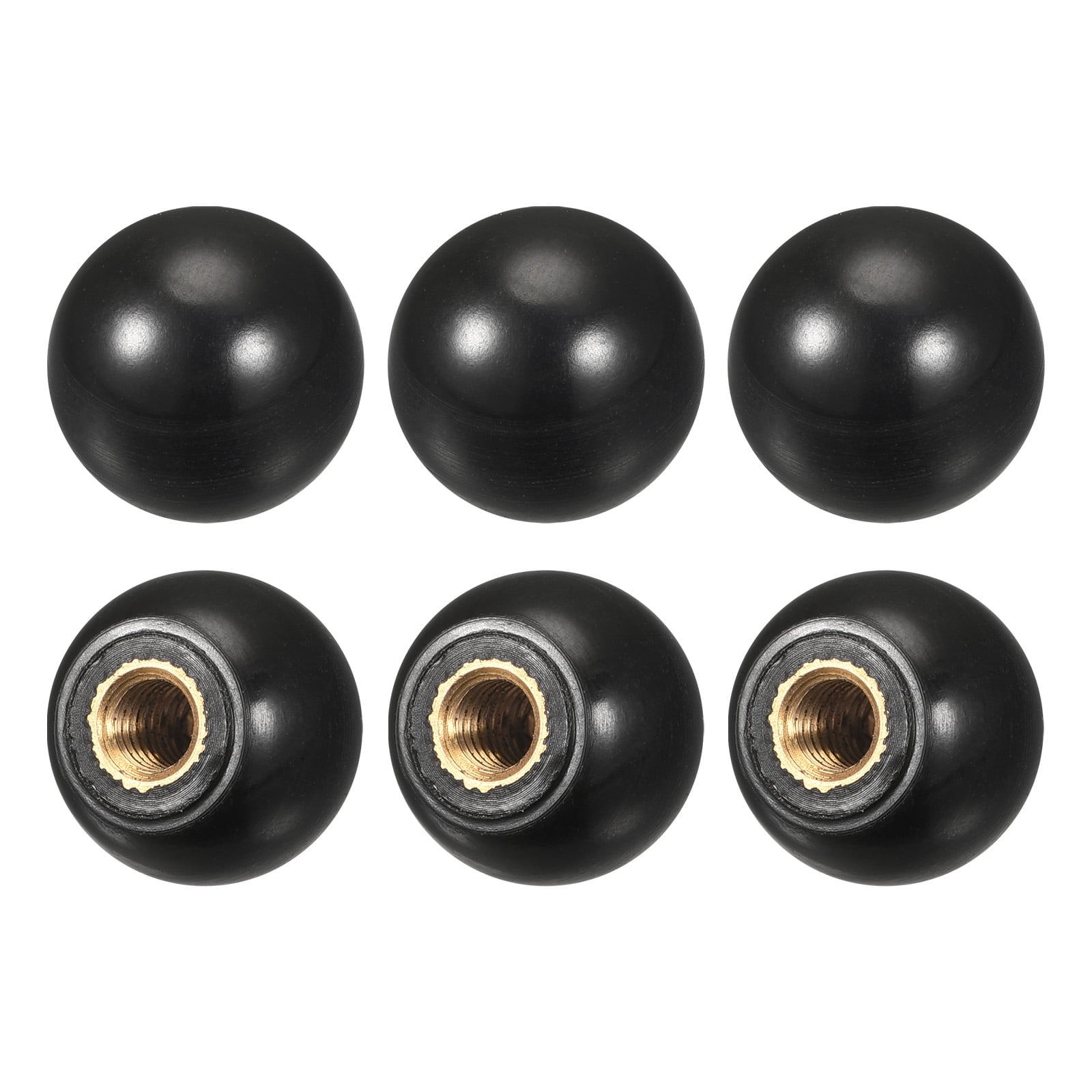 Uxcell Threaded Ball Knobs, M5 Female Thread Thermoset Round Ball ...